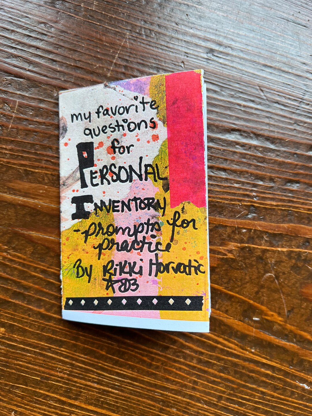 Personal Inventory Mini Zine, Journaling Zine, Collage Zine, Indie ...