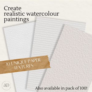 30 Watercolor Digital Papers - Watercolour Paper Textures - Paper ...