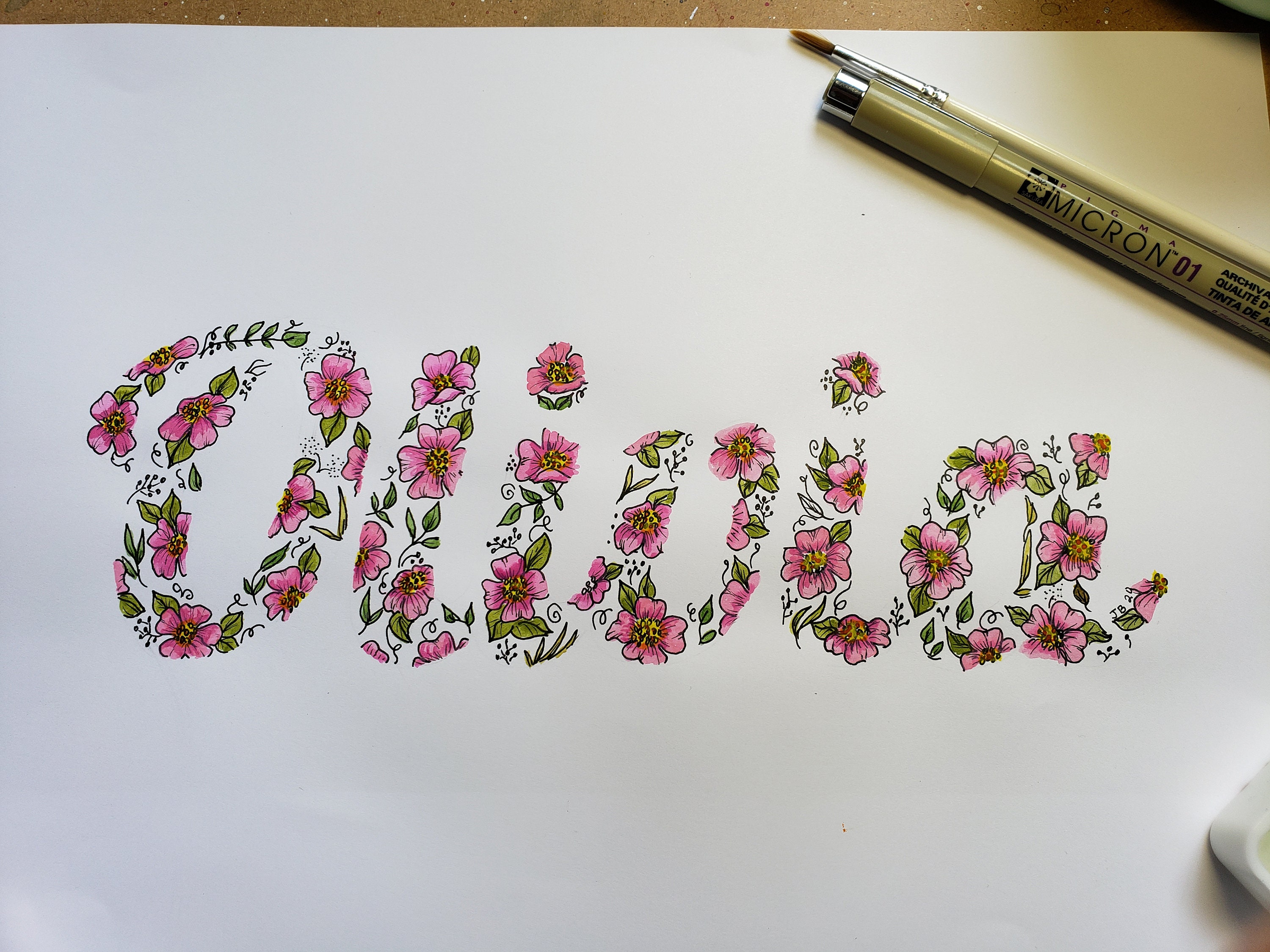 Custom Hand Drawn Name Sign | Etsy