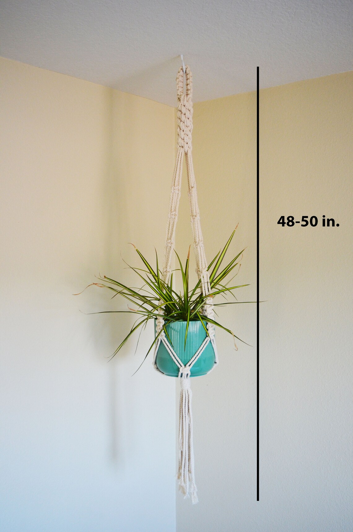 Heavy Duty Macrame Plant Hanger Jane | Etsy