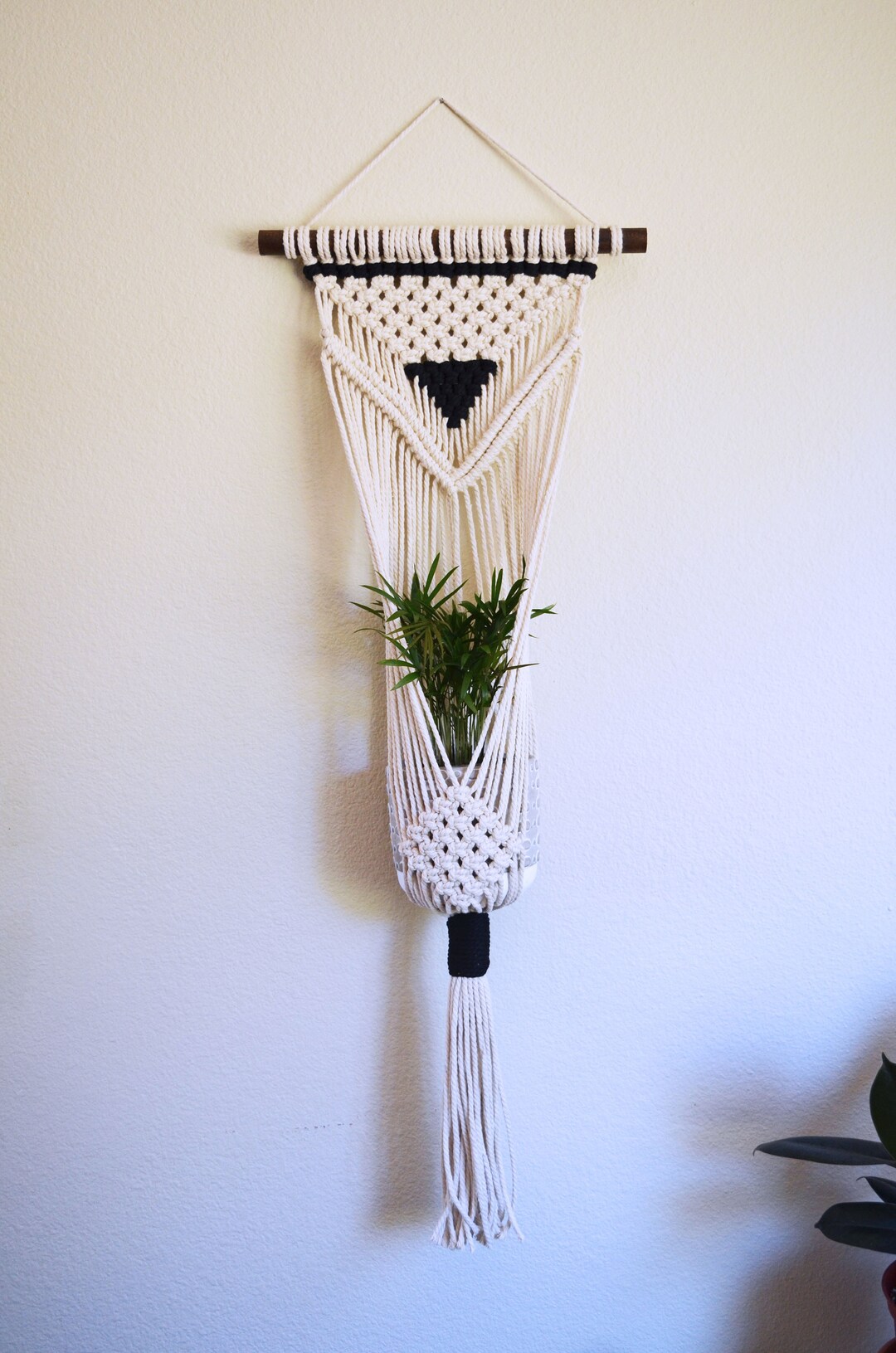 Macrame Wall Hanging Plant Holder - Tanis - Etsy