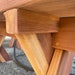 Thick Solid American Redwood Stool and Benches - Etsy