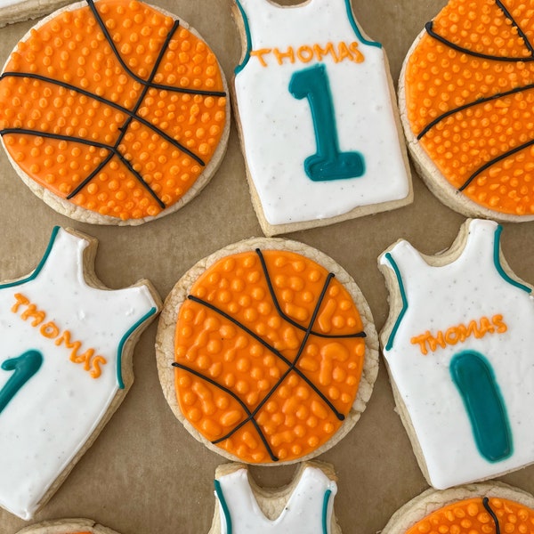 Basketball Cookies - Etsy