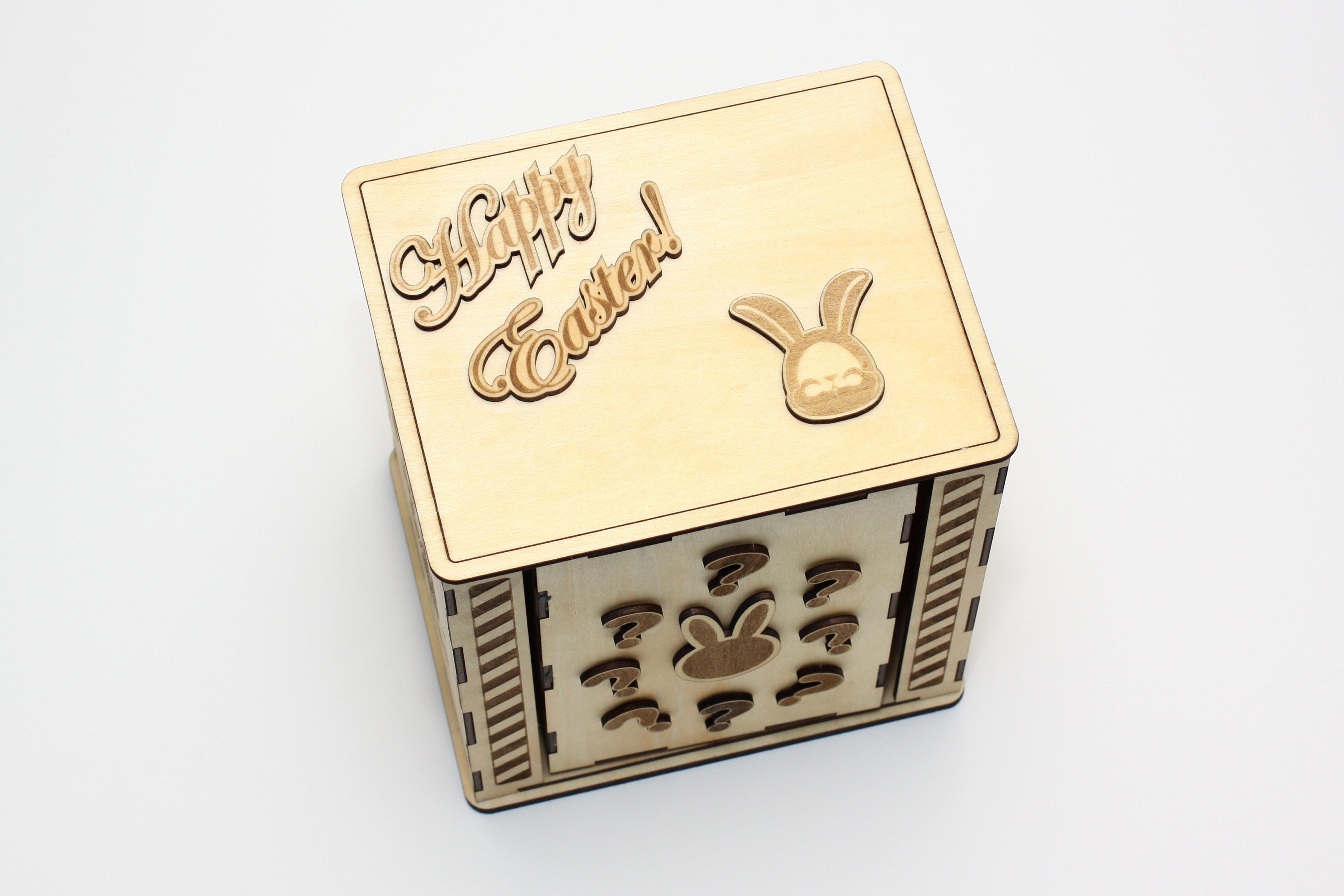 Rotating Easter Surprise Gift Box Svg, AI, Dxf, Pdf, Eps, Easter Bunny ...