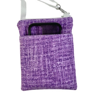 Purple Crossbody Bag, Small Cell Phone Purse, Mini Crossbody Bag for ...