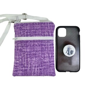 Purple Crossbody Bag, Small Cell Phone Purse, Mini Crossbody Bag for ...