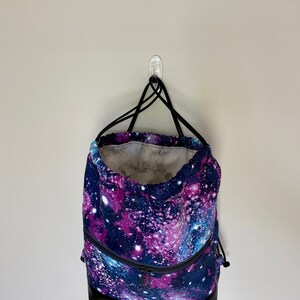 Galaxy Print Fabric Backpack, Handmade Backpack Purse for Women ...