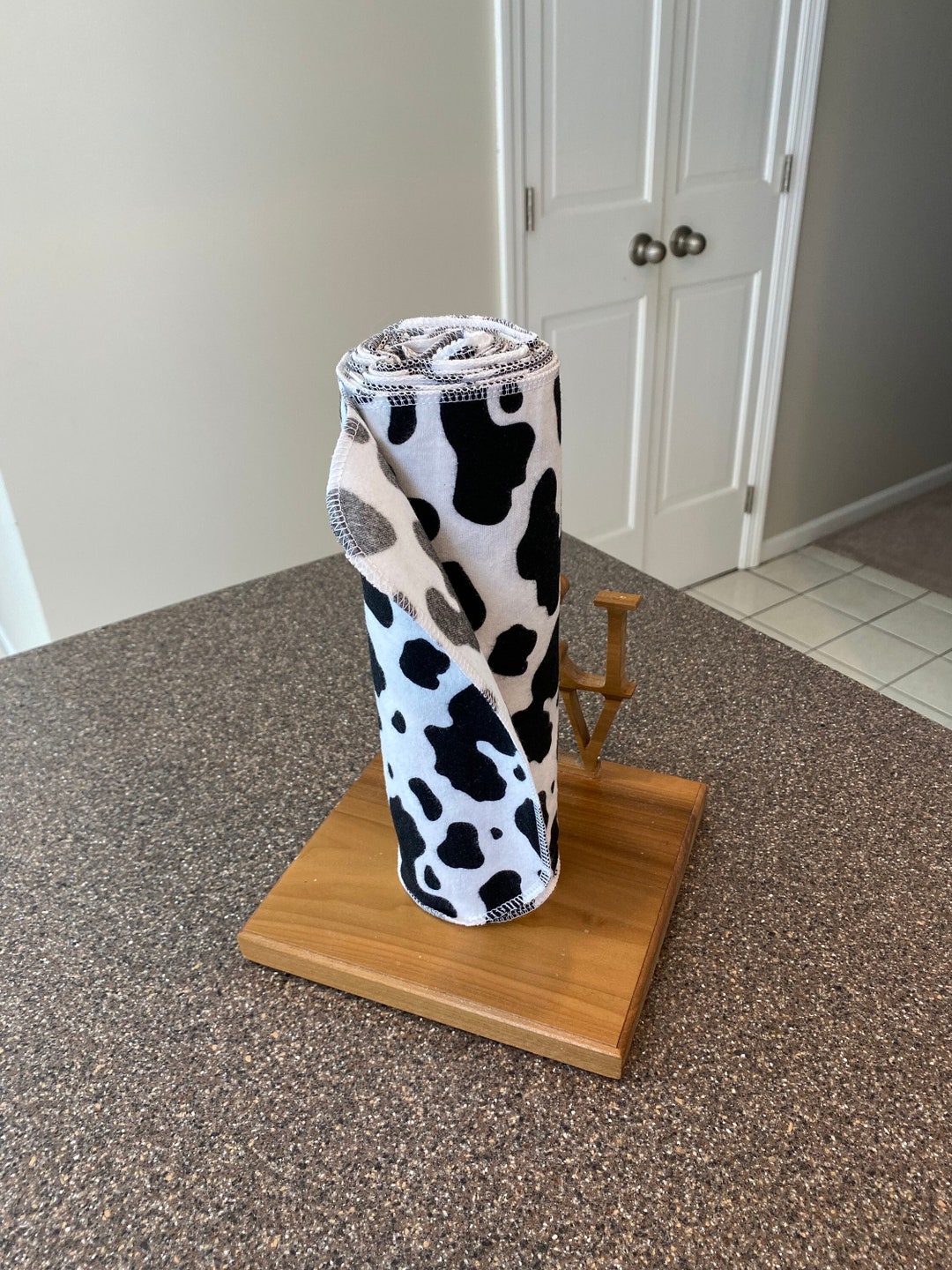 Cow Napkins Fabric, Reusable Paper Towel, Unpaper Towel, Eco Friendly ...