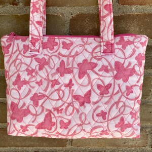 Pink Quilted Handbag, Washable Purse, Quilted Purses and Bags ...
