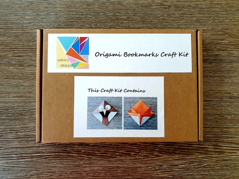 DIY Craft Kit Origami Bookmarks Craft Kit Party Bag Filler - Etsy UK
