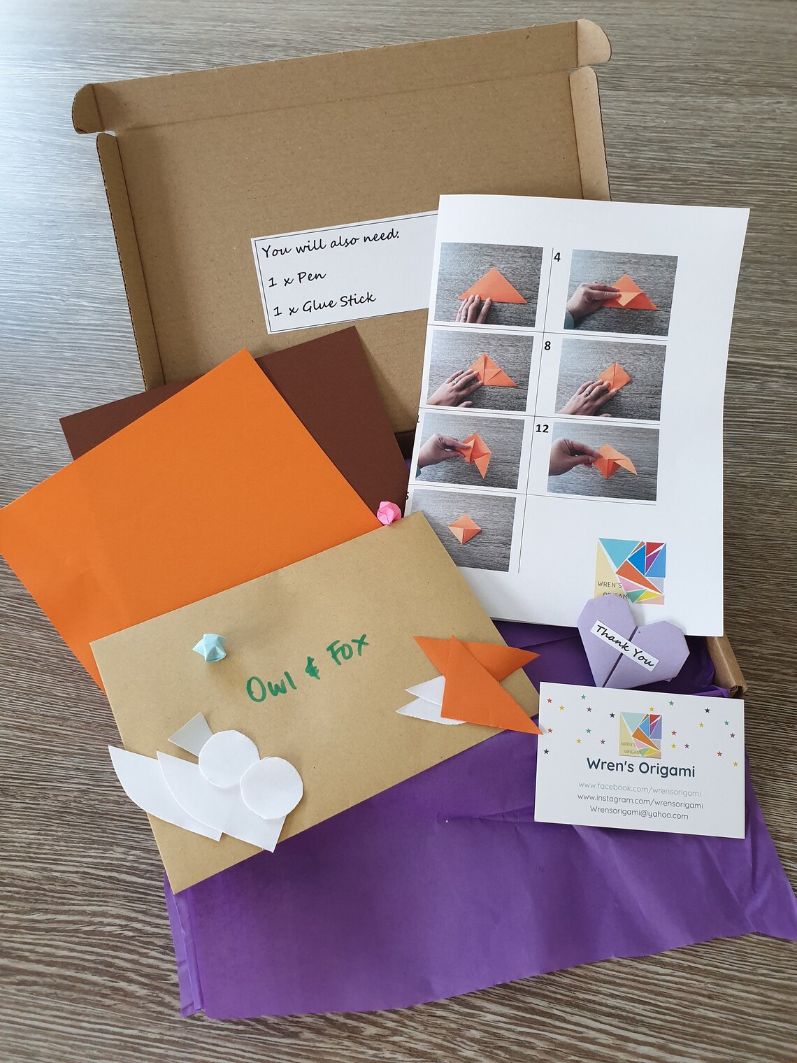 DIY Craft Kit Origami Bookmarks Craft Kit Party Bag Filler - Etsy UK