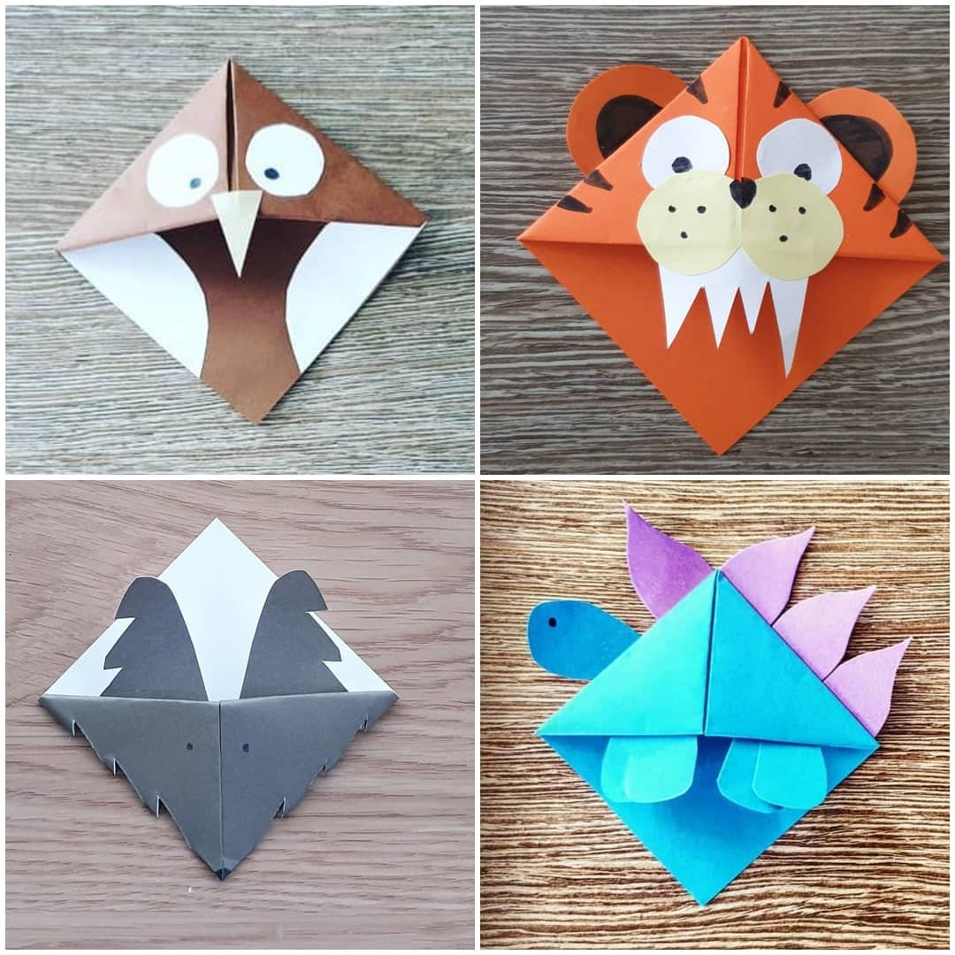 DIY Craft Kit Origami Bookmarks Craft Kit Party Bag Filler - Etsy UK