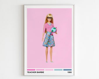 Nurse Barbie Poster Print Wall Art Decor Preppy Art - Etsy