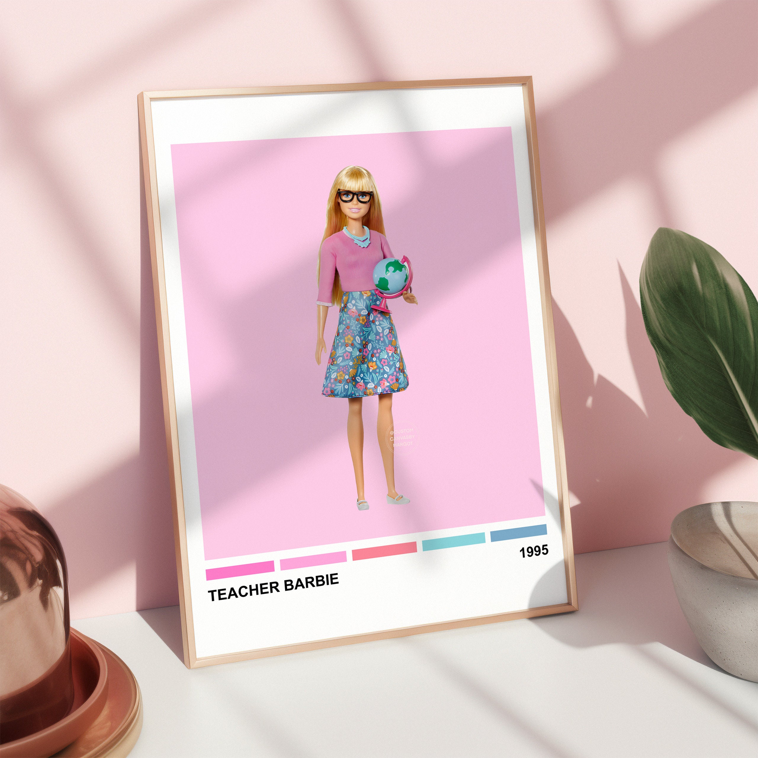 Teacher Barbie Poster Wall Art Print - Etsy