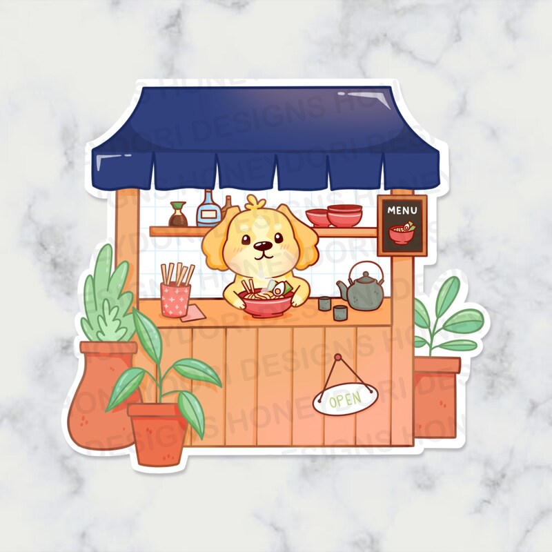 Ramen Stickers - Etsy