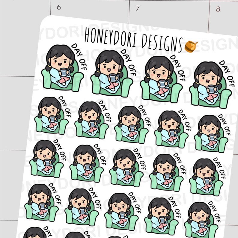 Day off Stickers Day off Planner Stickers Dayoff Stickers Weekend ...