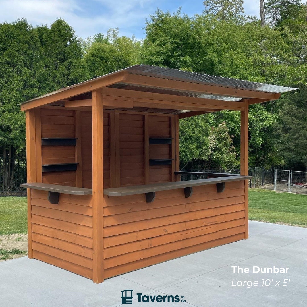 THE ORIGINAL Yard Bar - the Dunbar 10x5 (large) by Taverns-to-go - Etsy