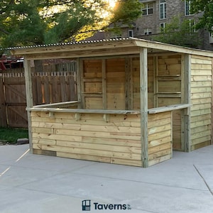 Bar With Storage Shed - the Storehouse by Taverns-to-go 10' X 10' - Etsy