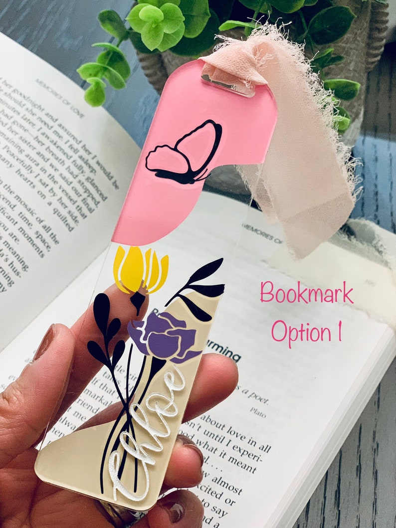 Personalized Bookmark, Acrylic Bookmark, Engraved Bookmark, Custom ...