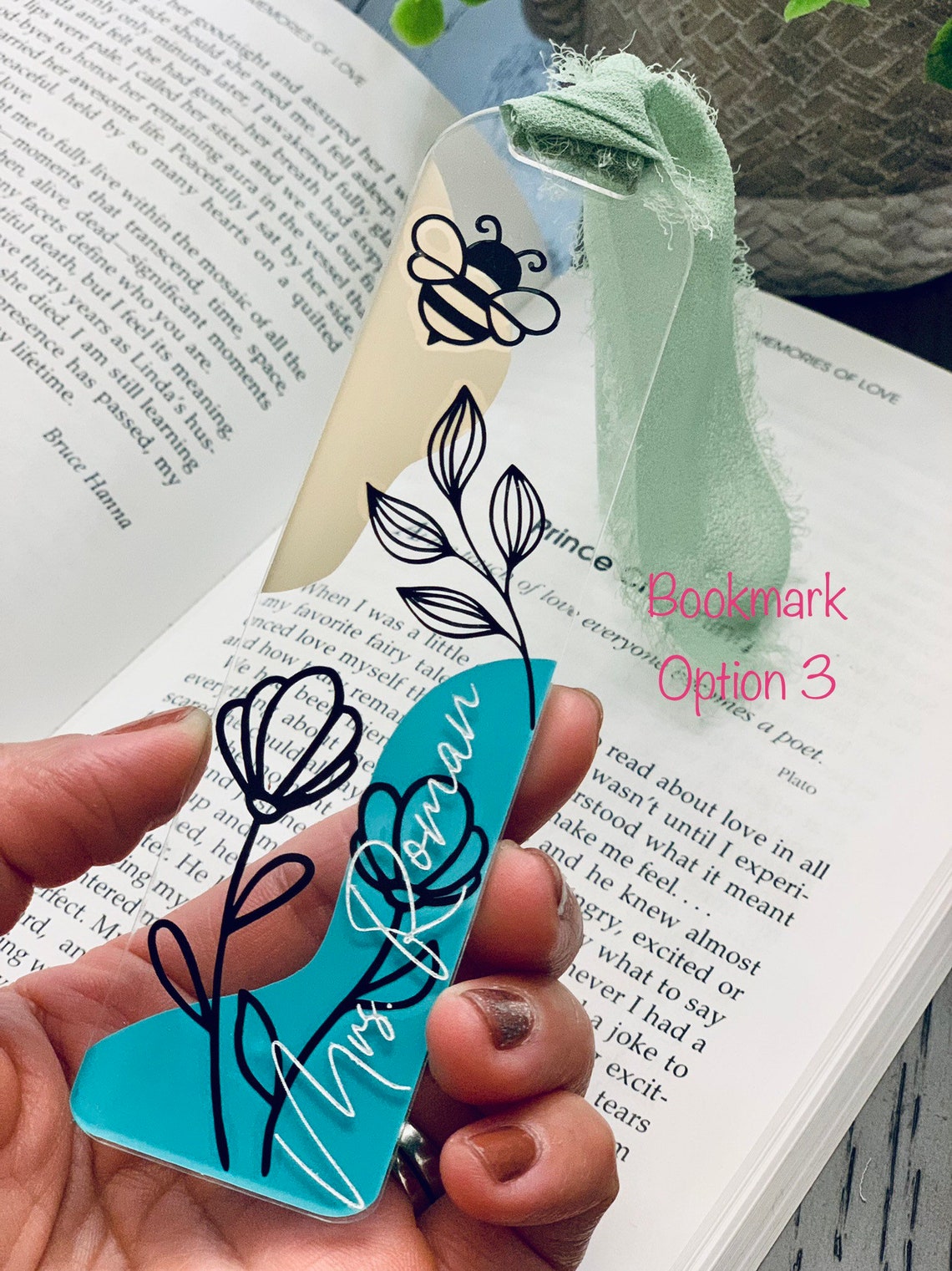 Personalized Bookmark, Acrylic Bookmark, Engraved Bookmark, Custom ...