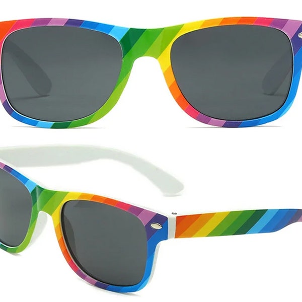 Rainbow Glasses - Etsy