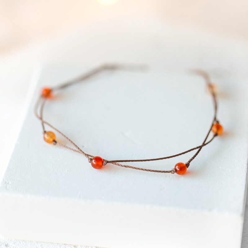 Bohemian Anklet - Etsy