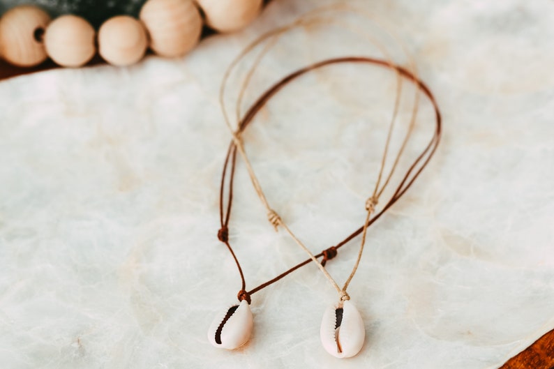 Cowrie Shell Necklace Boho Minimalist Choker Shell Choker | Etsy