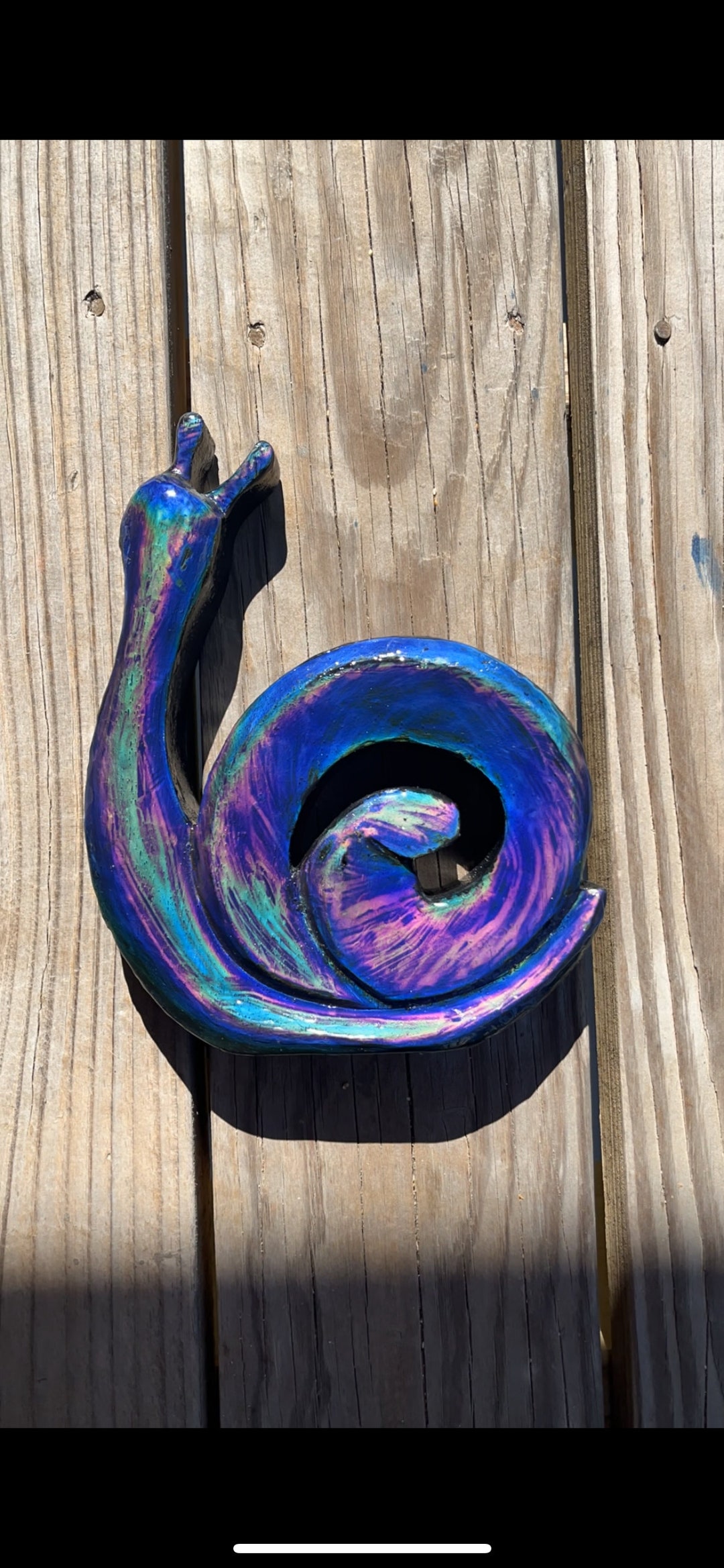 Color Changing Rainbow Snail Mood Ring Effect Thermochromic Paint Epoxy ...