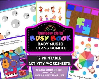 Colorful Alphabet Busy Binder Printable Rainbow Alphabet - Etsy