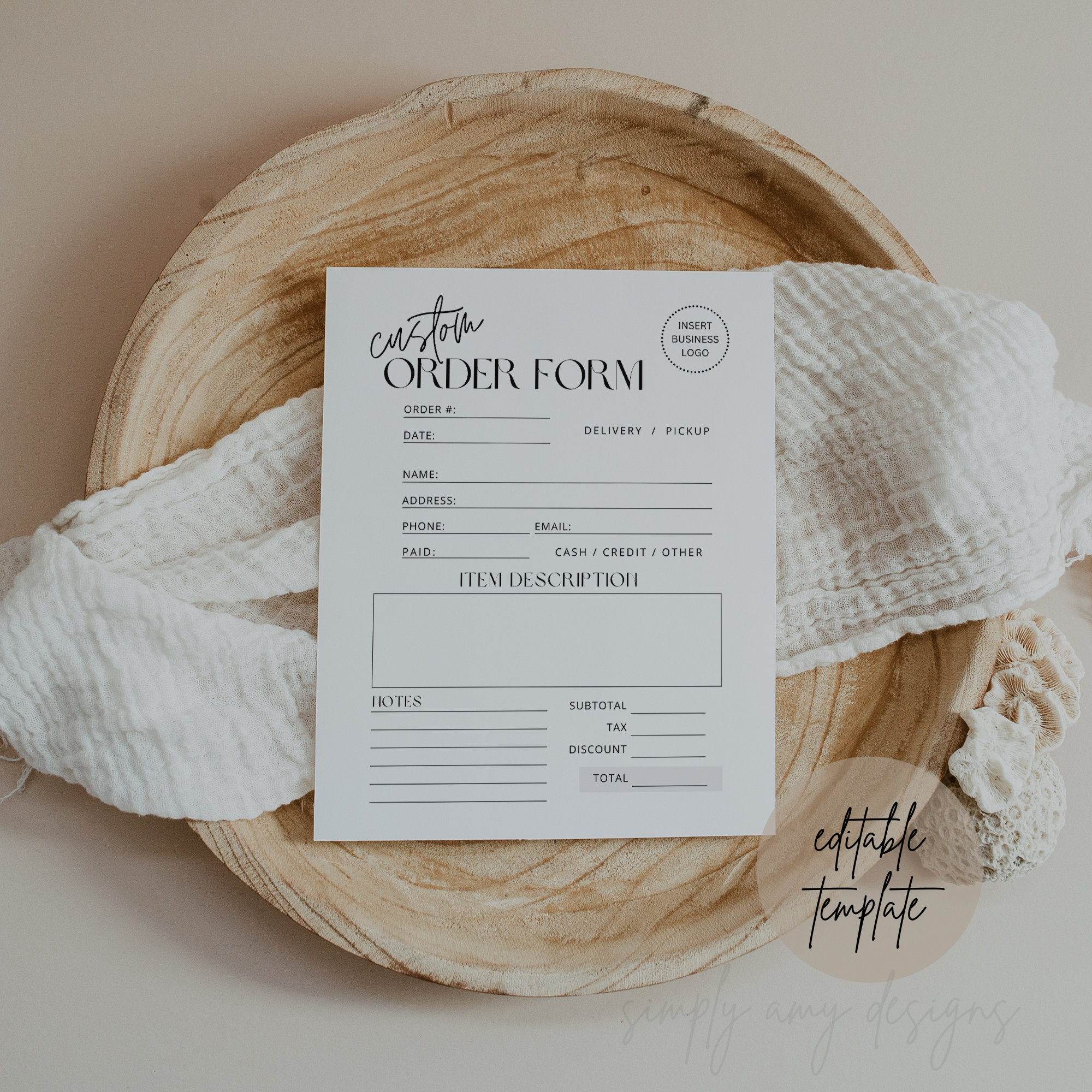 Editable Business Template Bundle Vendor Bundle Craft Show - Etsy