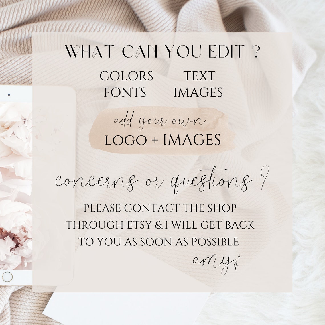 Editable Social Media Sign Template, Lets Connect Sign Canva Template ...