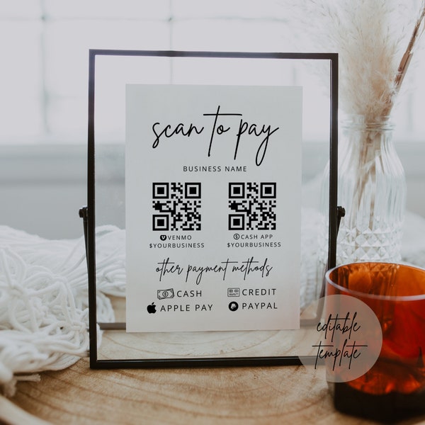 Payment Method Sign - Etsy