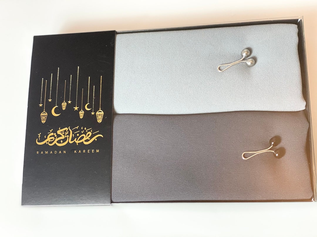 Ramadan Dm Chiffon Scarf and Pin Set - Etsy