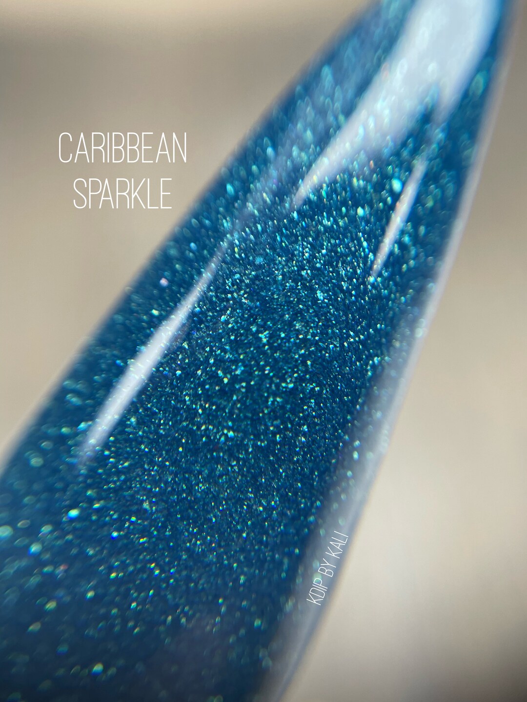 Caribbean Sparkle - Blue Dip Powder, Dip Powder for Nails, Shimmer Dip ...