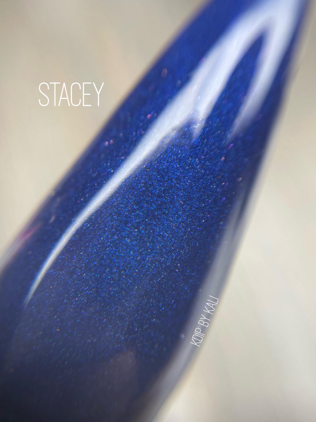 Stacey - Nail Dip Powder, Blue Nail Dip, Acrylic Nail Powder, Fall Dip ...
