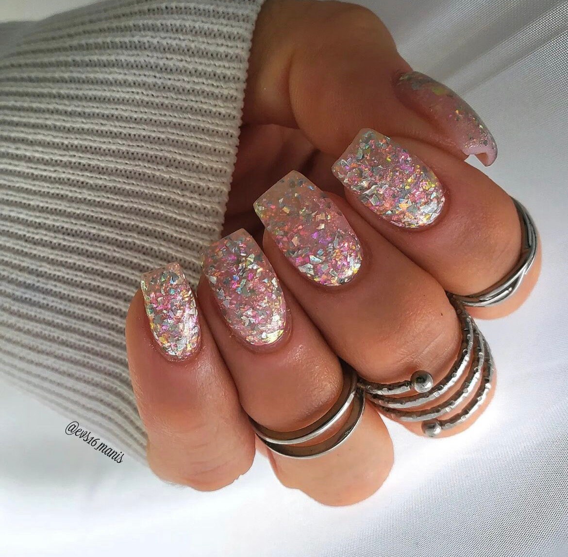 Glitter Stiletto Nails Tumblr