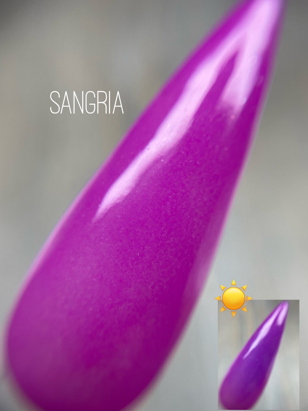 Last Chance Sangria, Purple Nail Dip Powder – Blurple Acrylic Powder ...