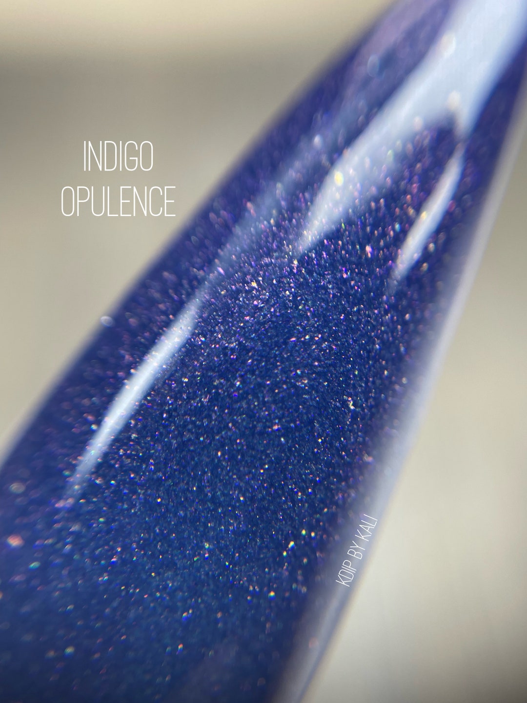 Indigo Opulence - Blue Dip Powder, Purple Nail Dip, Shimmer Dip Powder ...