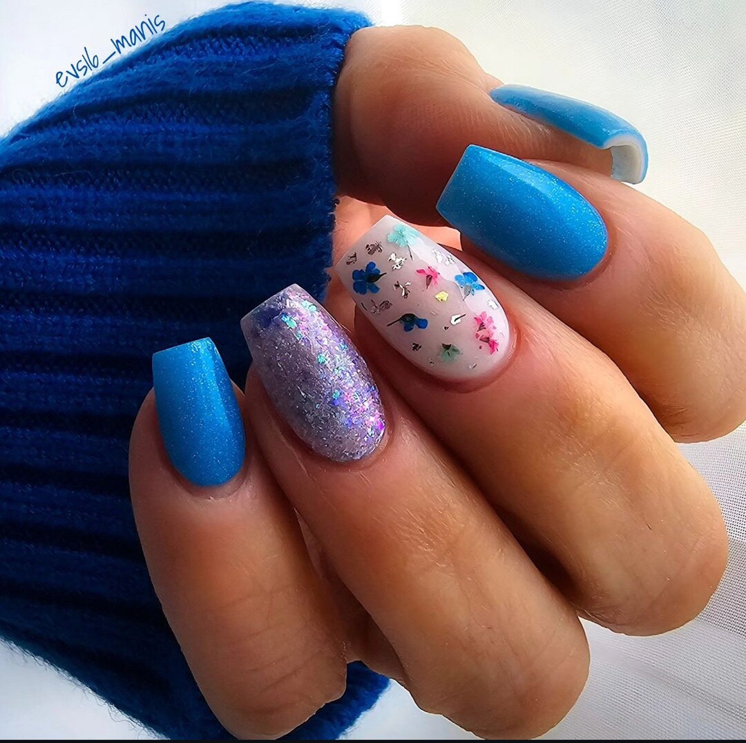 Shell Hunting Nail Dip Powder, Dip Powder, Spring Dip Nails, Flake ...