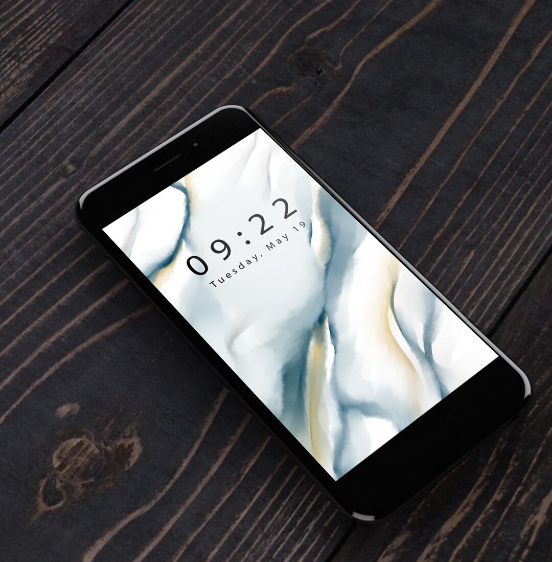 Blue Marble Phone Wallpaper Instant Download - Etsy