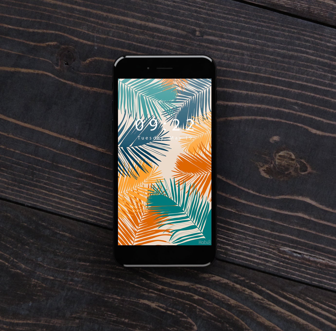 Tropical Intense Phone Wallpaper || Instant Download || Minimalist ...