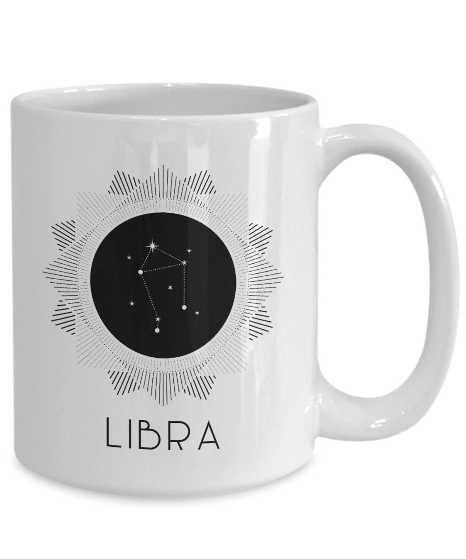 Libra Coffee Mug September Birthday Libra Mug Libra Gift | Etsy