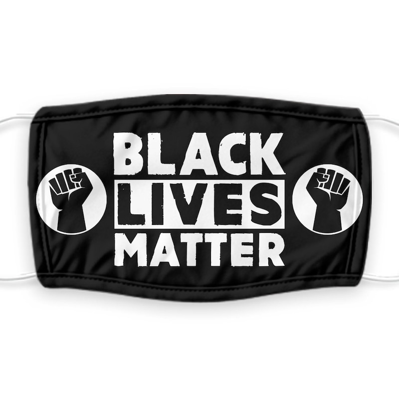 Black Lives Matter Mask - Etsy