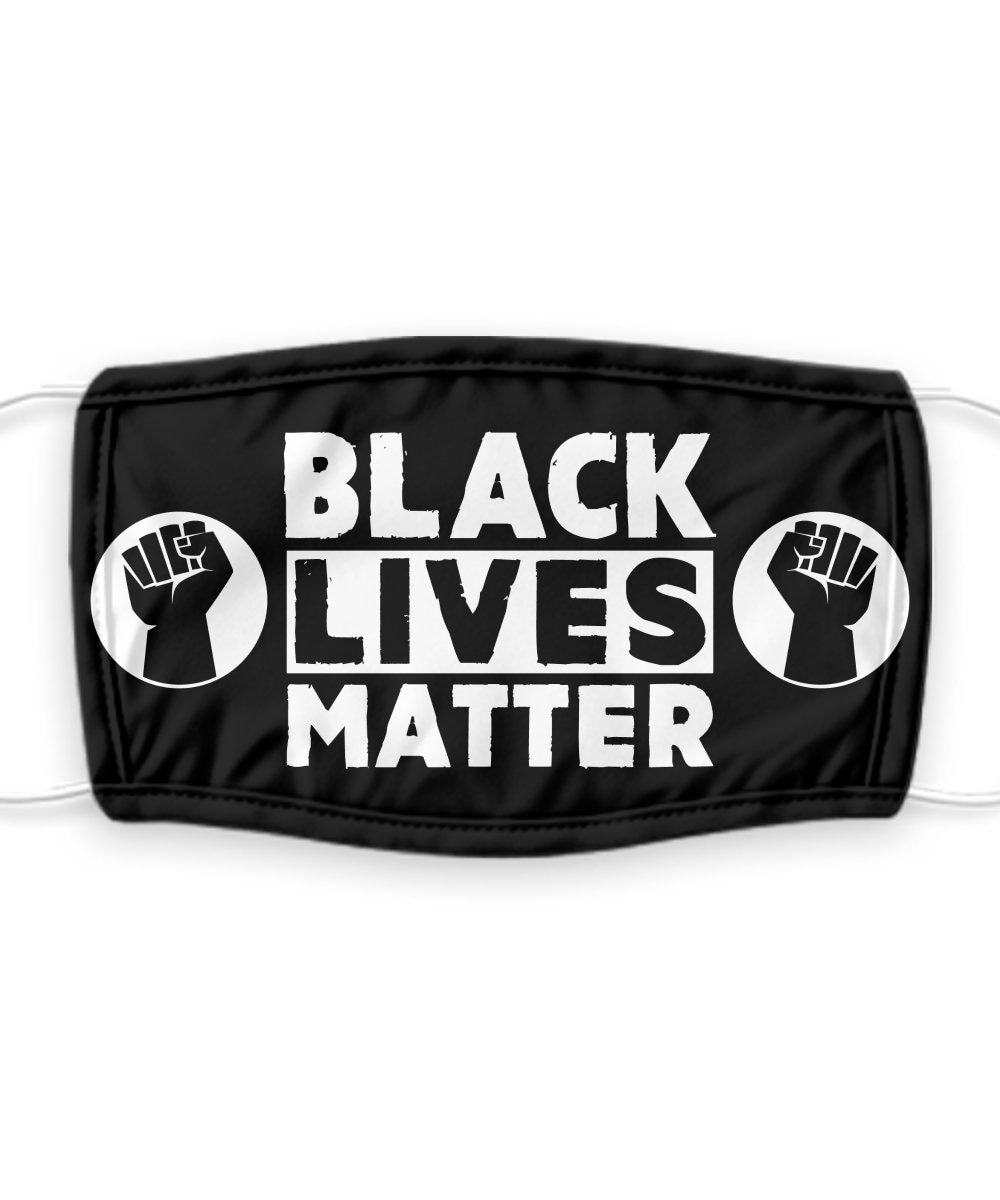 Black Lives Matter Mask BLM Mask Black Lives Matter Face | Etsy