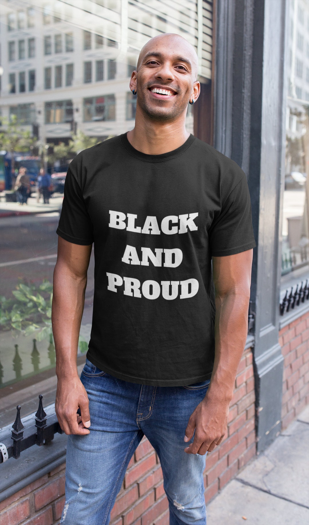 Black and Proud Shirt - Black Owned - Gift for Black Father - Black ...