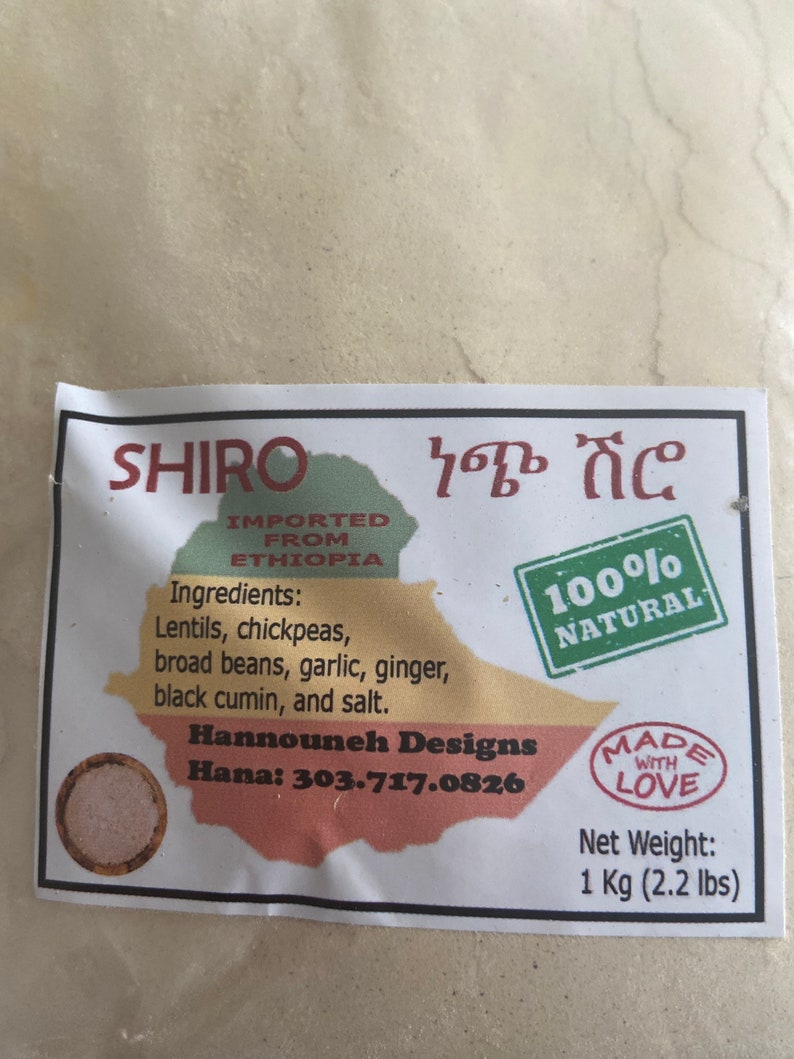 Ethiopian and Eritrean White Shiro/ነጭ ሽሮ | Etsy