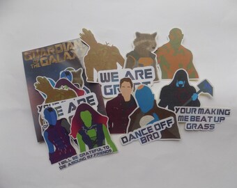 Guardians of the Galaxy Stickers | Etsy