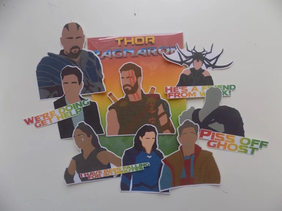 Thor: Ragnarok 12pc Sticker Set - Etsy