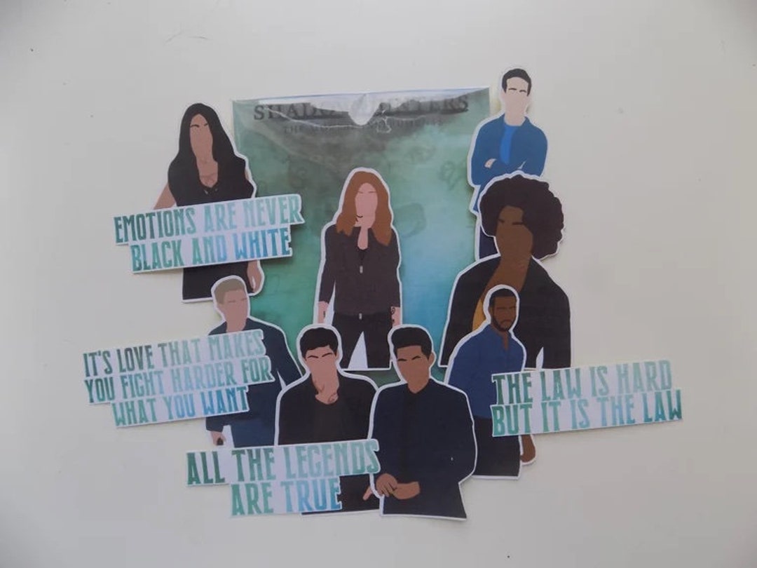 Shadowhunters 12pc Sticker Set - Etsy