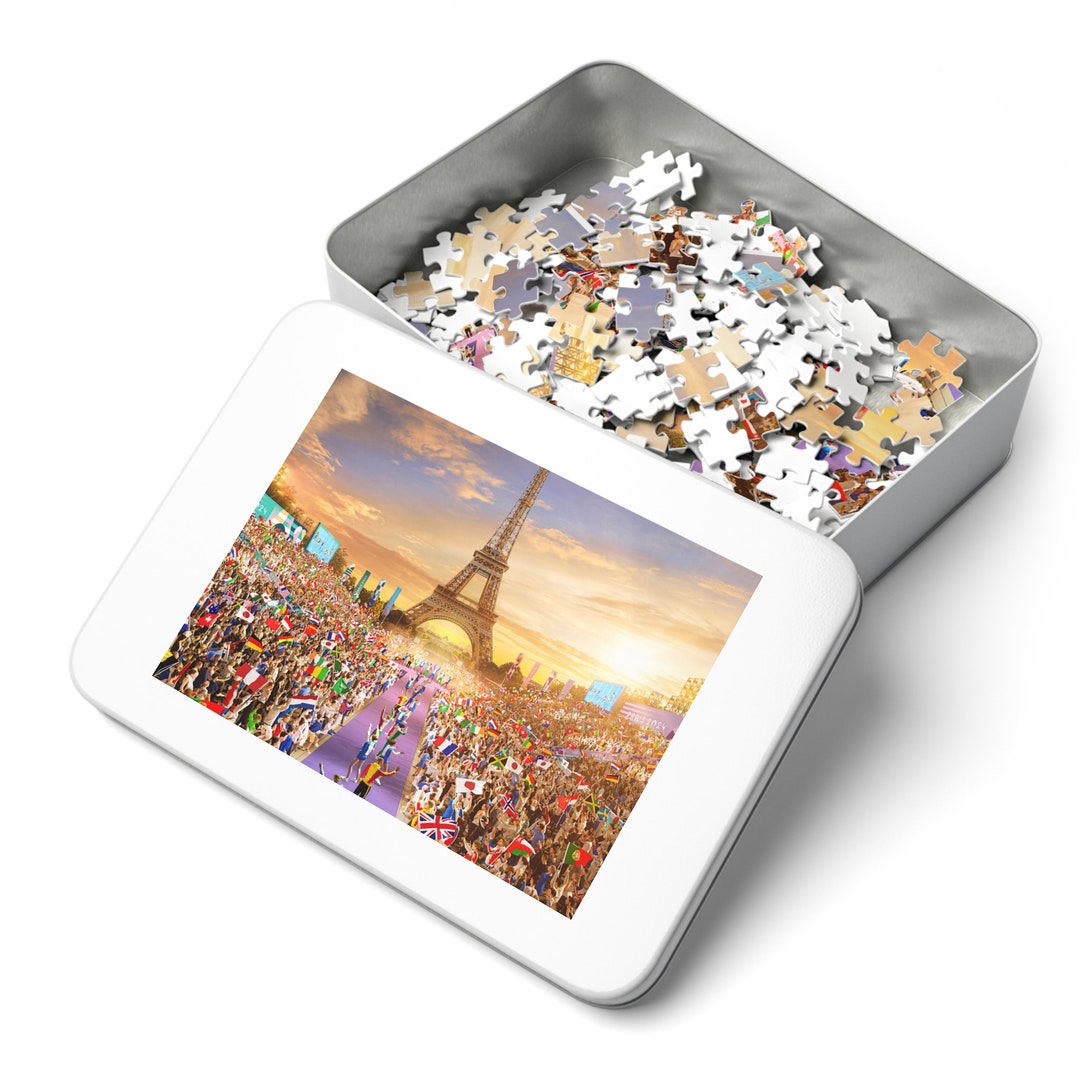 Jigsaw Puzzle 2024 Paris Olympics 252 Piece Comes With a Gift Box Ready ...